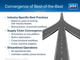 JDA Software - JDA Eight Overview | PPTX