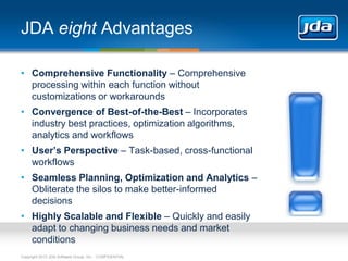 JDA Software - JDA Eight Overview | PPTX