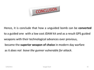 JDAM using GPS | PPTX