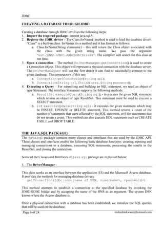 Jdbc 1 | PDF