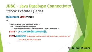 Fundamentals of JDBC | PPT