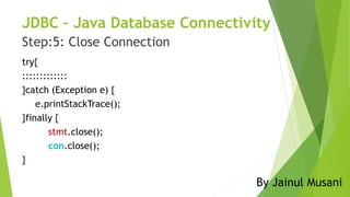 Fundamentals of JDBC | PPT