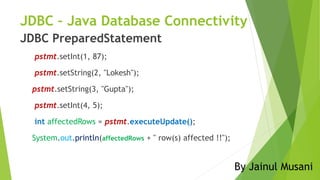 Fundamentals of JDBC | PPT