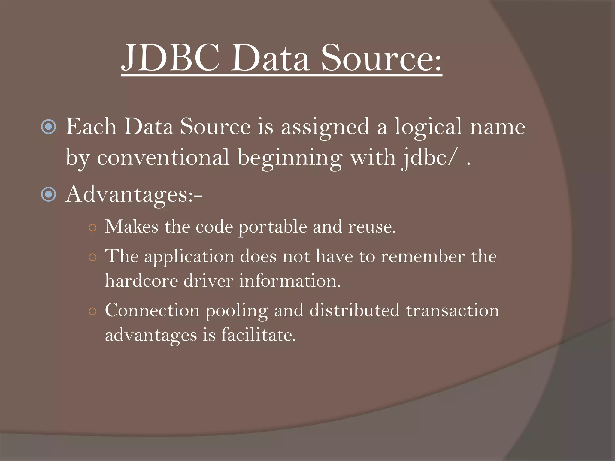JDBC: java DataBase connectivity | PPSX
