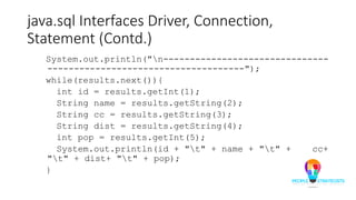 JDBC | PPT