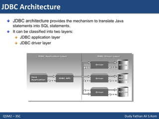 Database Connectivity with JDBC | PPTX | Databases | Computer Software ...