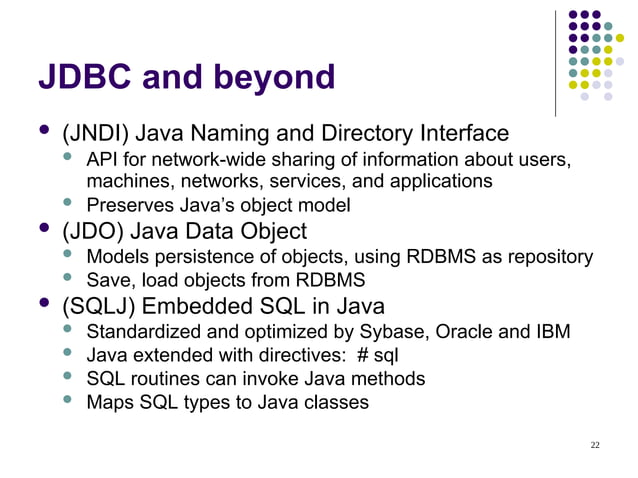 JDBC_Template for database connection using Spring | PPT
