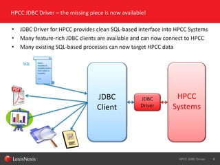 HPCC Systems JDBC Driver | PDF | Databases | Computer Software and Applications