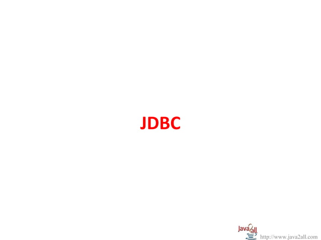 Jdbc architecture and driver types ppt | PPS