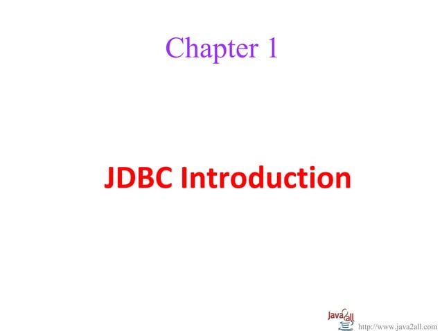 Jdbc architecture and driver types ppt | PPS