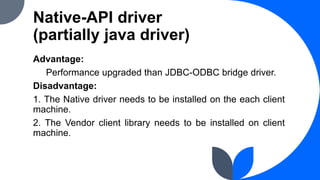 Jdbc drivers | PPT