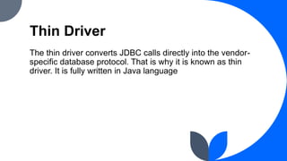 Jdbc drivers | PPT
