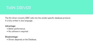 JDBC : Java Database Connectivity | PDF
