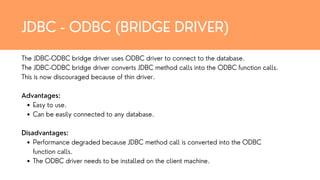 JDBC : Java Database Connectivity | PDF