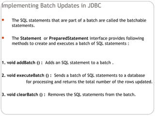 Jdbc ppt | PPT