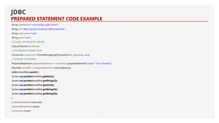 JDBC PPT(4).pptx java Database Connectivity | PPT