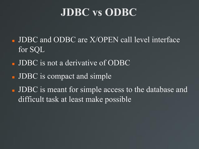 JDBC Presentation with JAVA code Examples.pdf