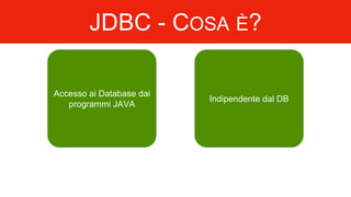 TIpologie di Driver JDBC a confronto | PPT