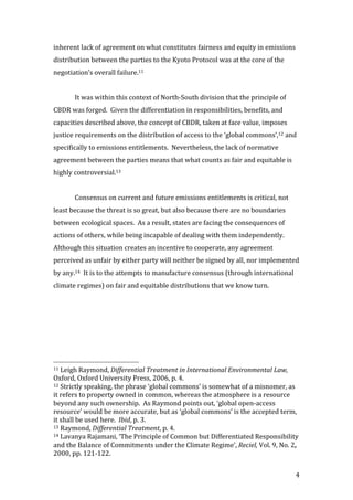 A Right to Emit?: Common but Differentiated (Historic) Responsibility ...