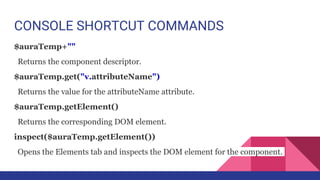 Debugging lightning components | PPT