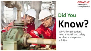 Jde health-safety-3889424 | PPT