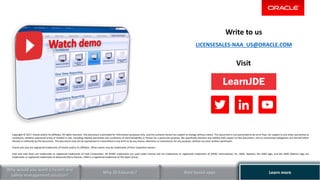 Jde health-safety-3889424 | PPT