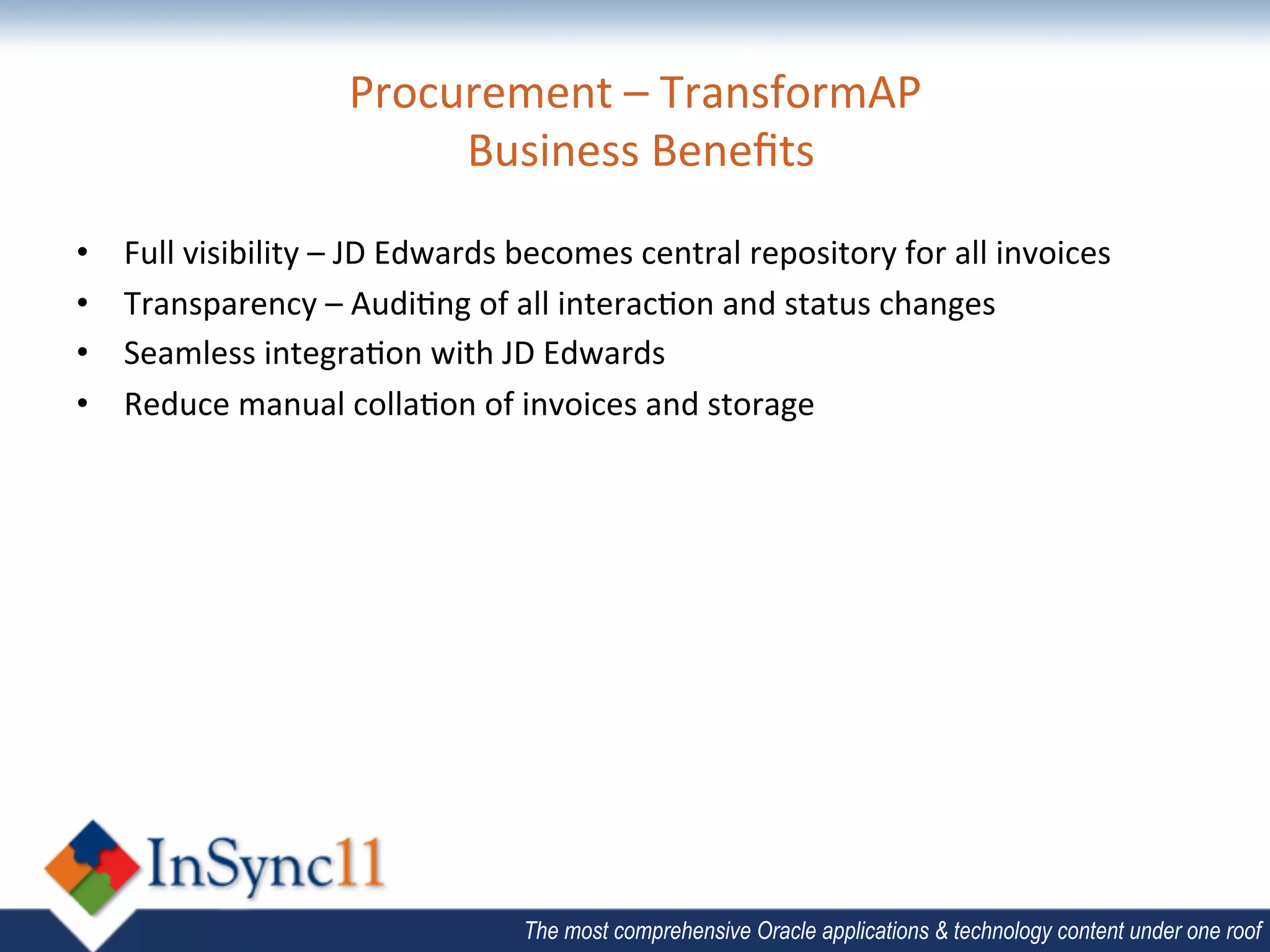 JDE & Peoplesoft 2 _ Daniel Smith & Greg Taylor _ Maximising Your JD ...