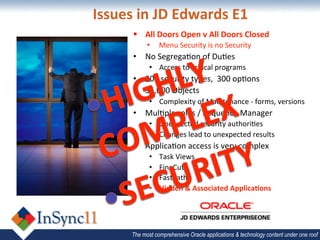 JDE & Peoplesoft 2 _ Mike Ward _ Security implications of Upgrading JDE.pdf