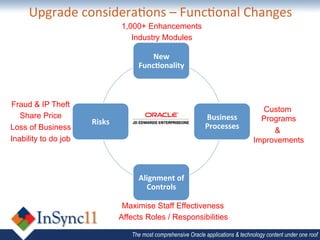JDE & Peoplesoft 2 _ Mike Ward _ Security implications of Upgrading JDE.pdf
