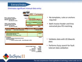 JDE & Peoplesoft 3 _ Sumedh Vipradas _ Reduce Invoice Processing Costs ...