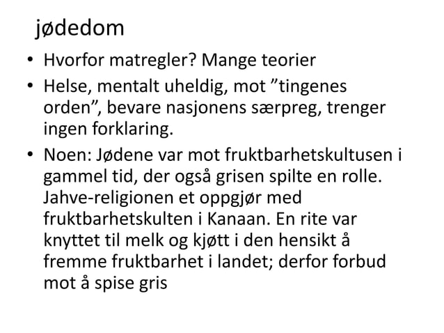 Jødedom.pptx undervisning 20. september | PPT