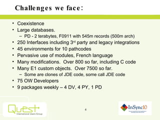 Jde e1 technical change mgmt | PPT
