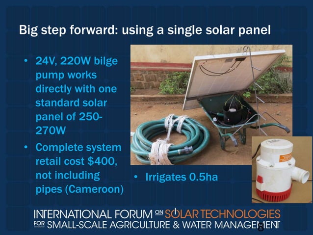 Small-scale Solar Irrigation Is Now Affordable | PDF