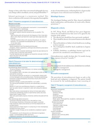 Osteoradionecrosis - Dr. Amit T. Suryawanshi (MDS).Kolhapur, Sangli & Pune. | PDF