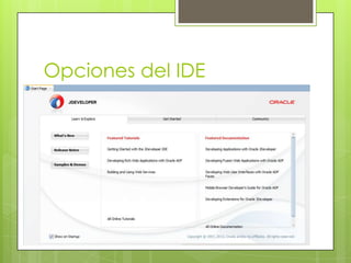 JDeveloper presentacion | PPTX