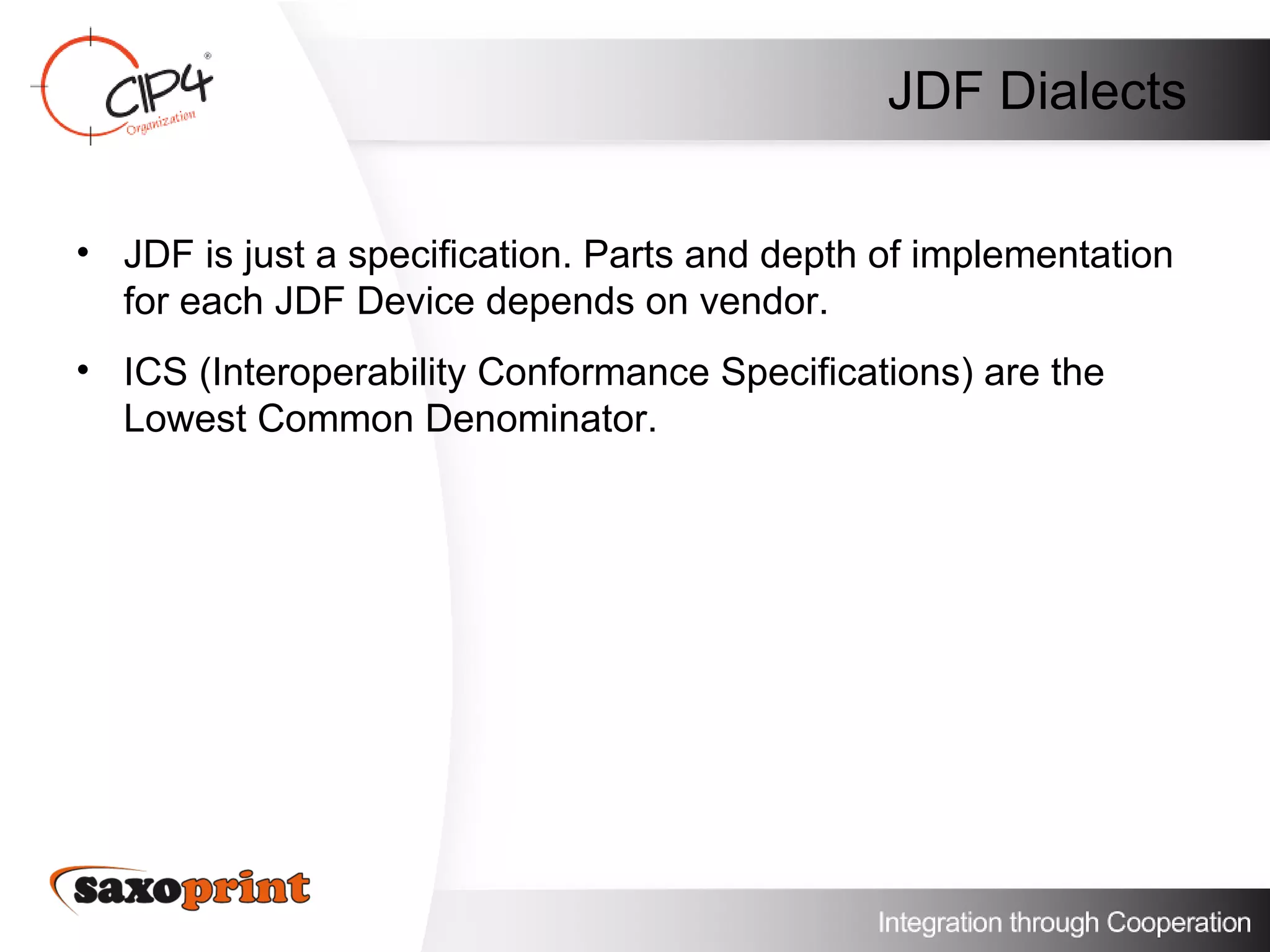Introduction to JDF / JMF | PDF