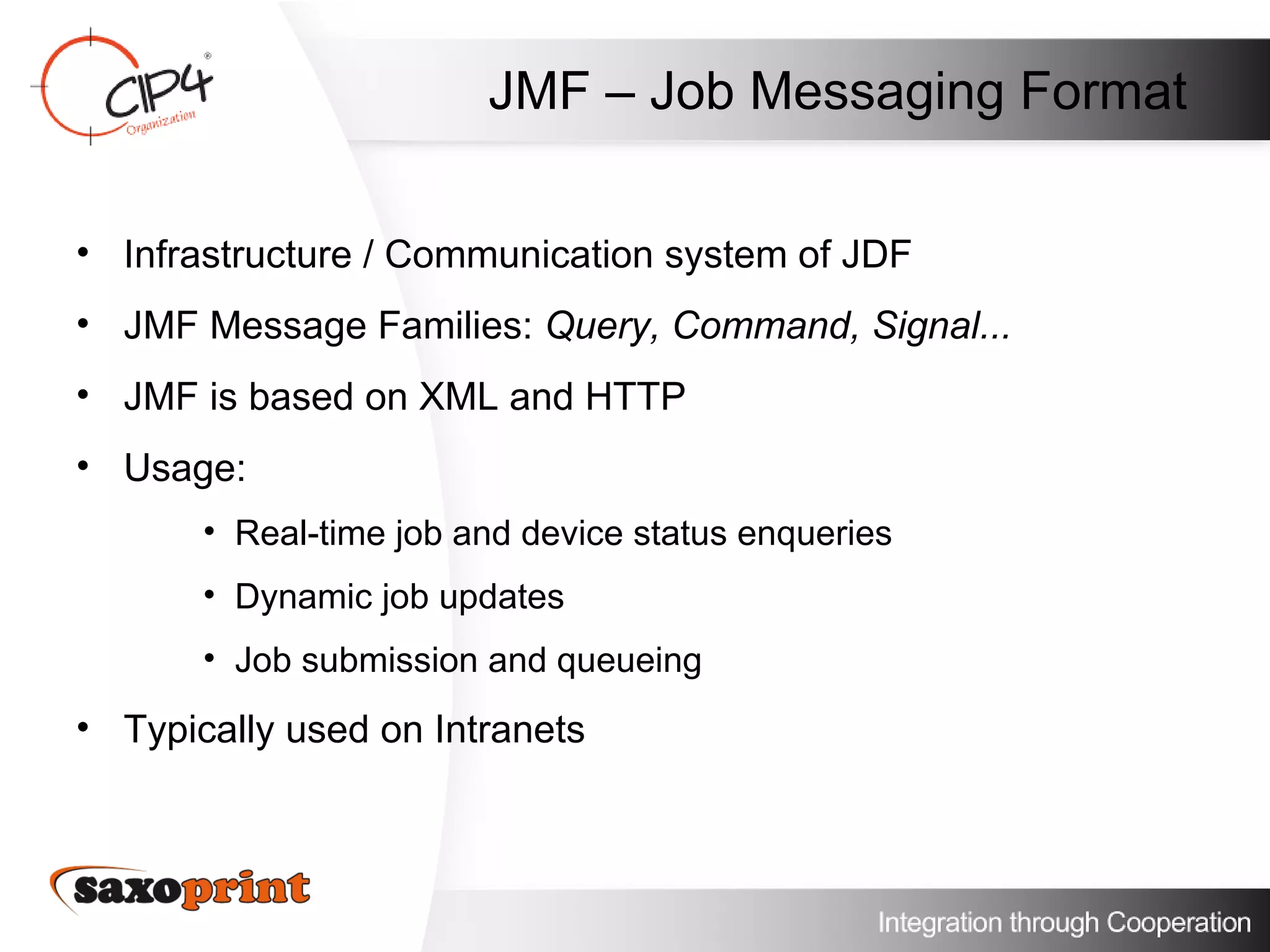 Introduction to JDF / JMF | PDF