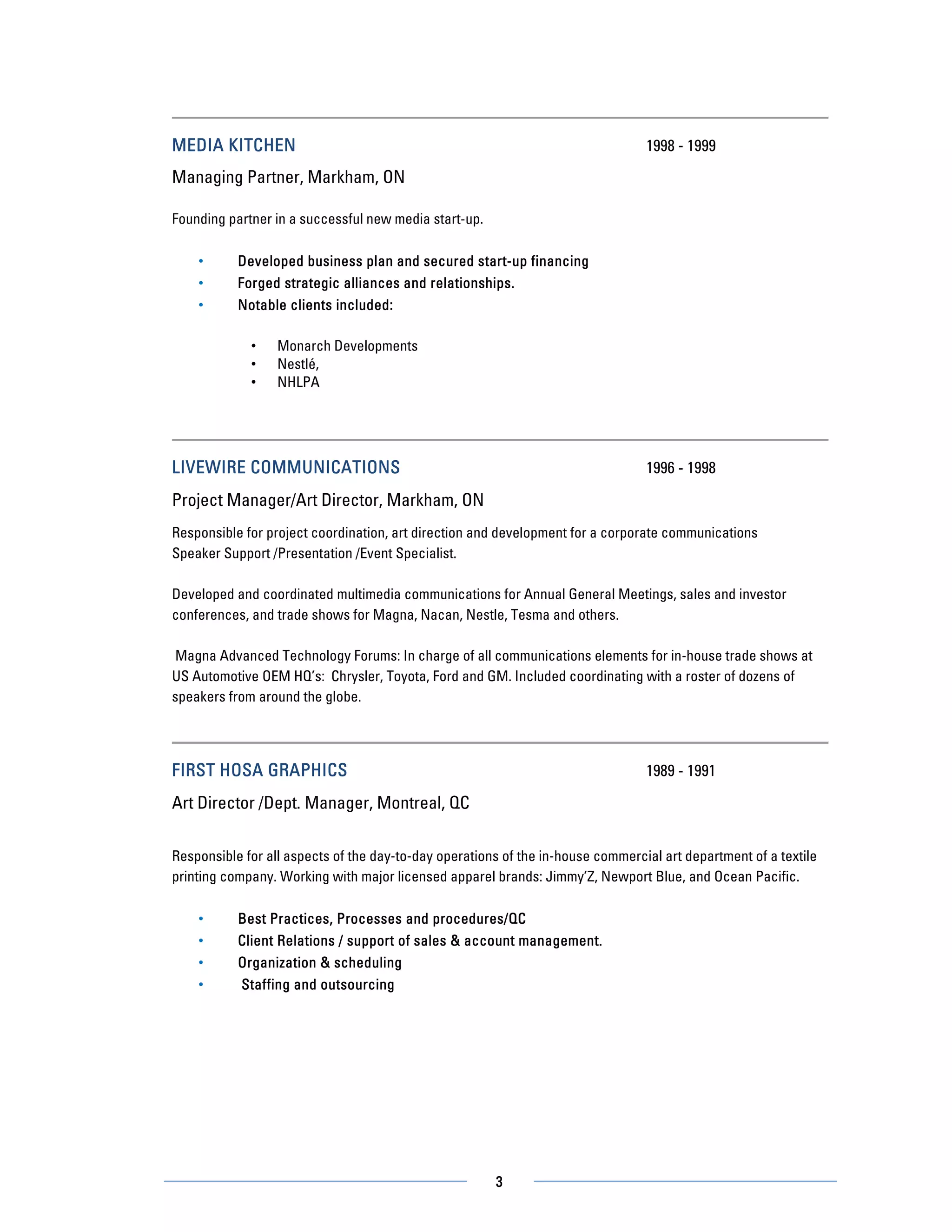 Current Resume | PDF