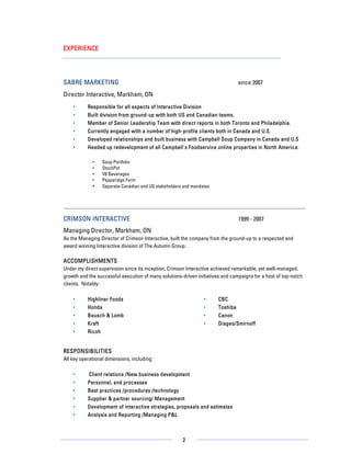 Current Resume | PDF | Business Administration | Business