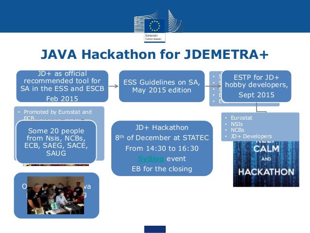 Jdemetra Hackathon Java 8th Of Decemeber 2015 