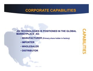 JDI Corporate Overview | PDF | Manufacturing Industry | Industries