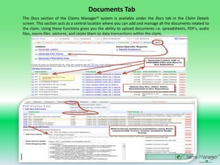 JDi Data Claims Manager Overview | PPTX