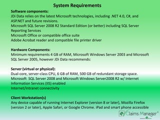 JDi Data Claims Manager Overview | PPTX