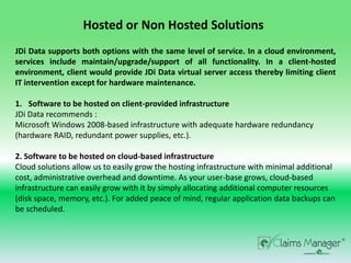 JDi Data Claims Manager Overview | PPTX
