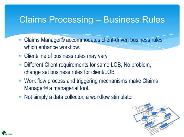 JDi Data Claims Management & Policy Administration System Overview | PPTX