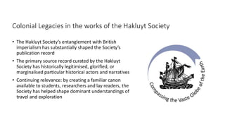 Decolonising Travel Studies | PPTX | Geography | Science