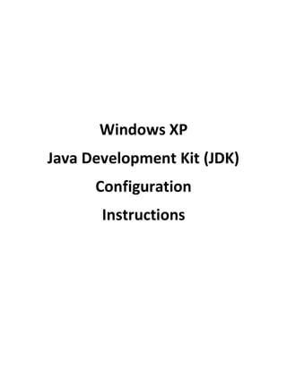 Java Configuration on Windows Xp | PDF