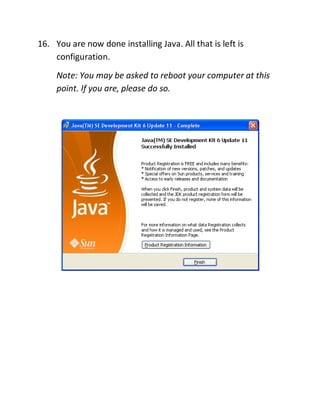 Java Configuration on Windows Xp | PDF