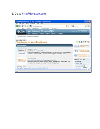 Java Configuration on Windows Xp | PDF