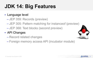 JDK 14 Lots of New Features | PPTX | Operating Systems | Computer Software and Applications
